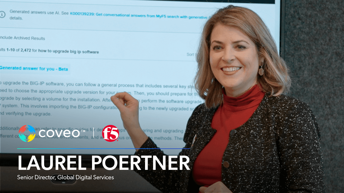 F5 Transforms Salesforce Support with AI Search & GenAI | Coveo