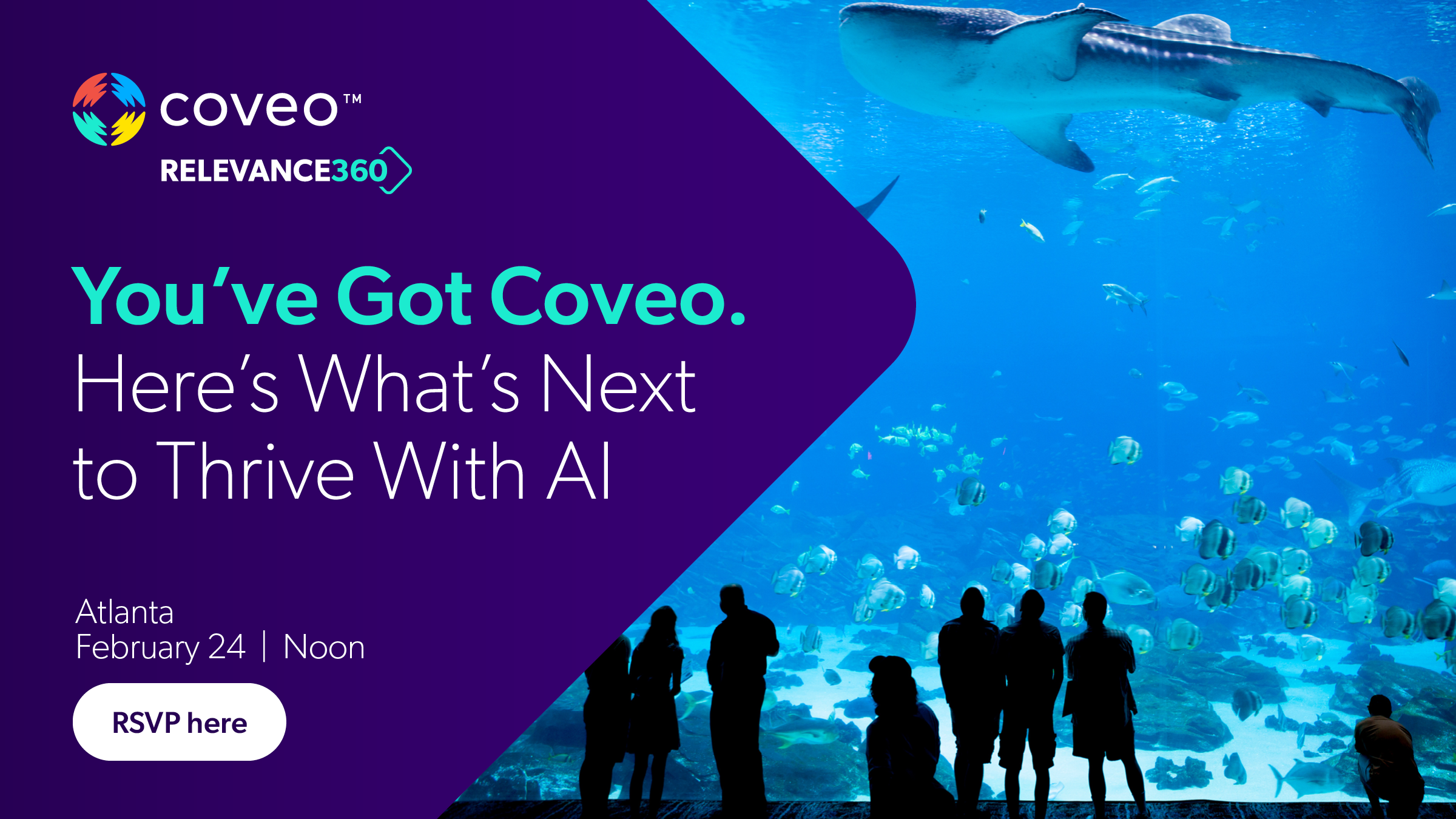 Join us in Atlanta | Thrive with AI: Maximize ROI | Coveo