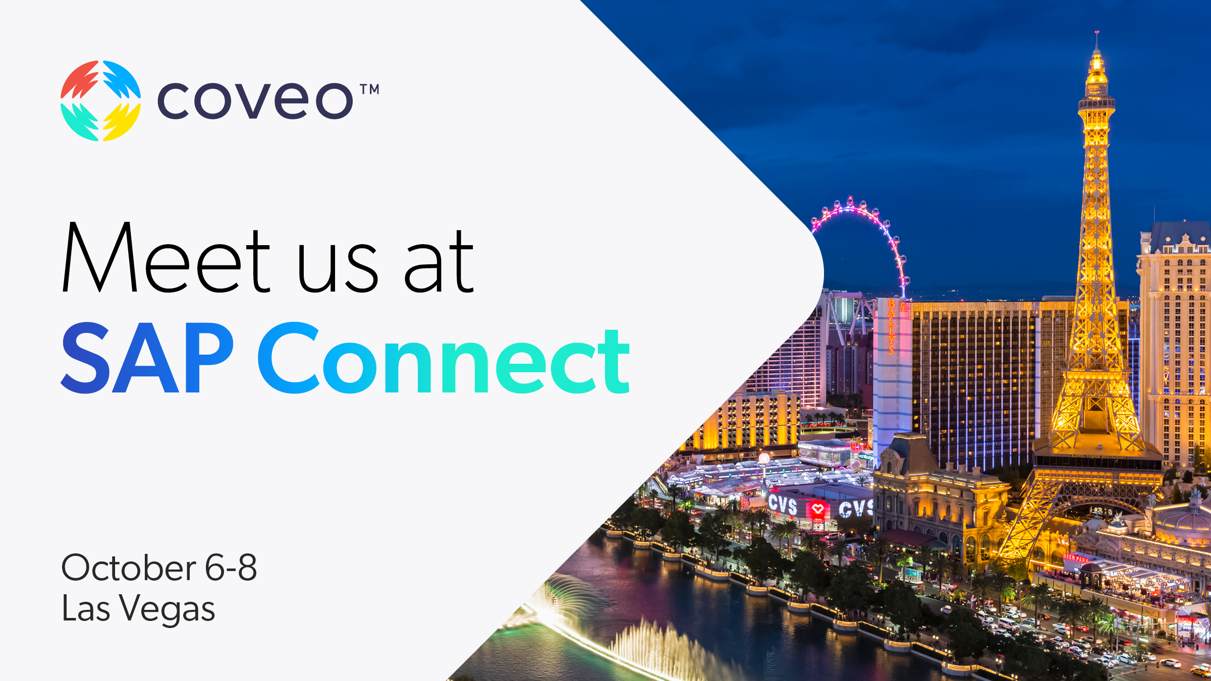 Meet us at SAP Connect | Coveo