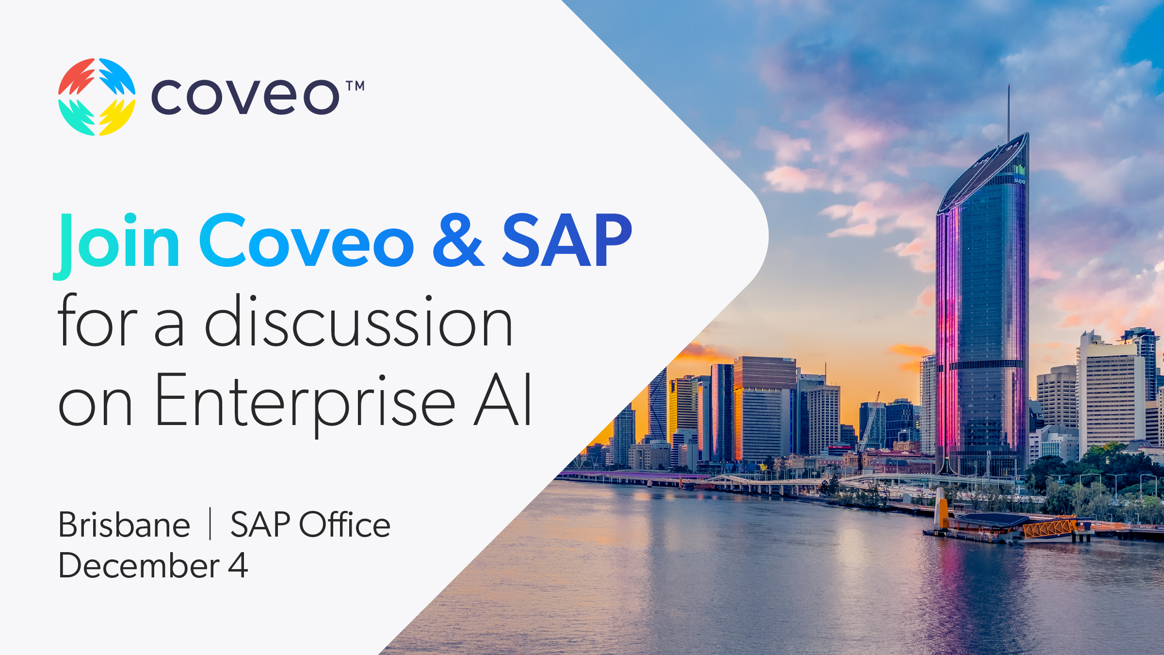 Join Coveo & SAP to discuss Enterprise AI