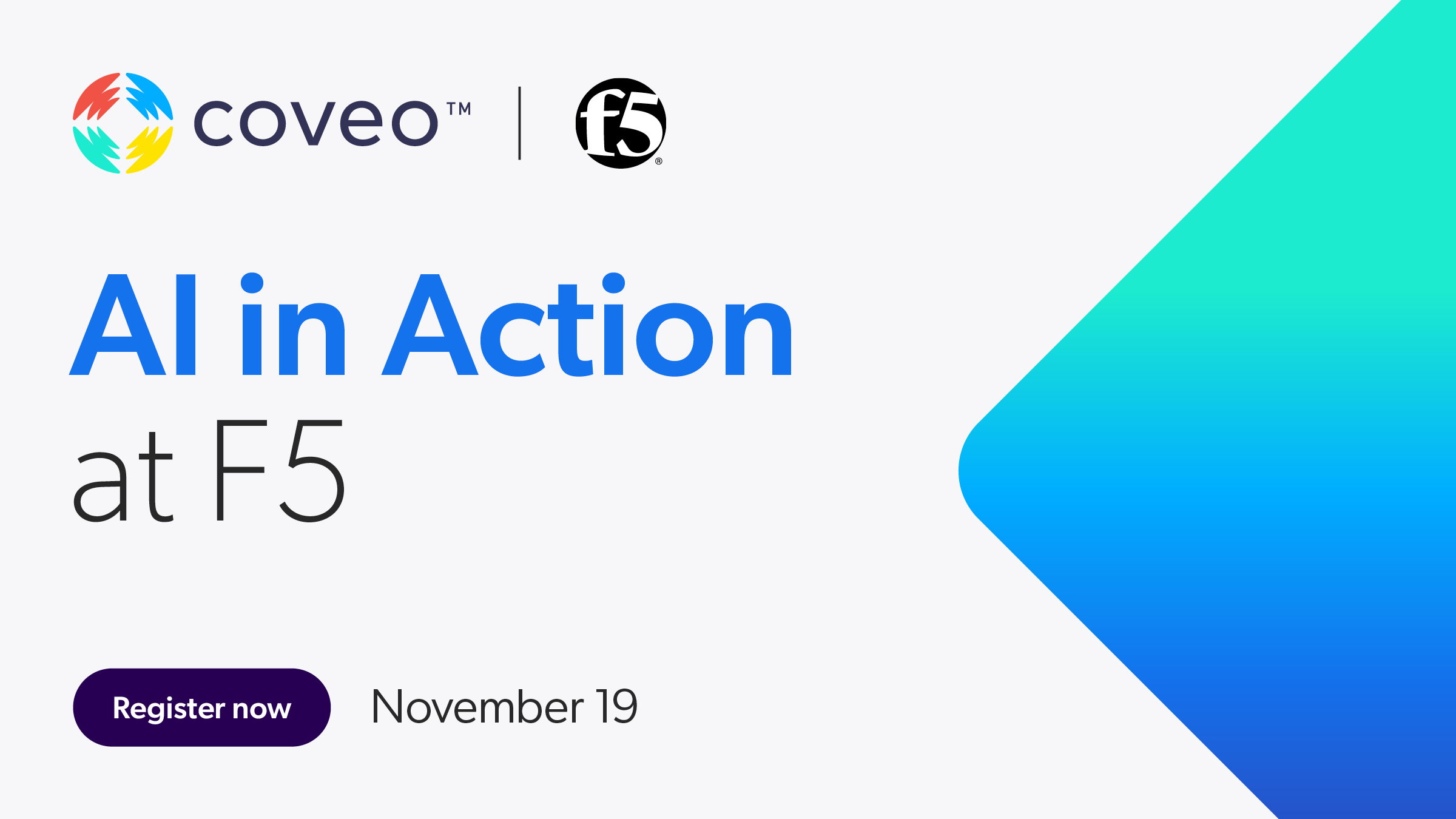 AI in Action at F5 with Coveo