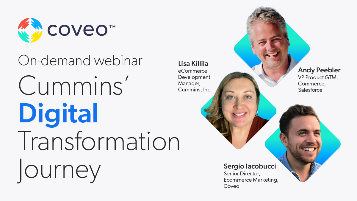 Cummins' AI-Powered Manufacturing Ecommerce Journey | Coveo